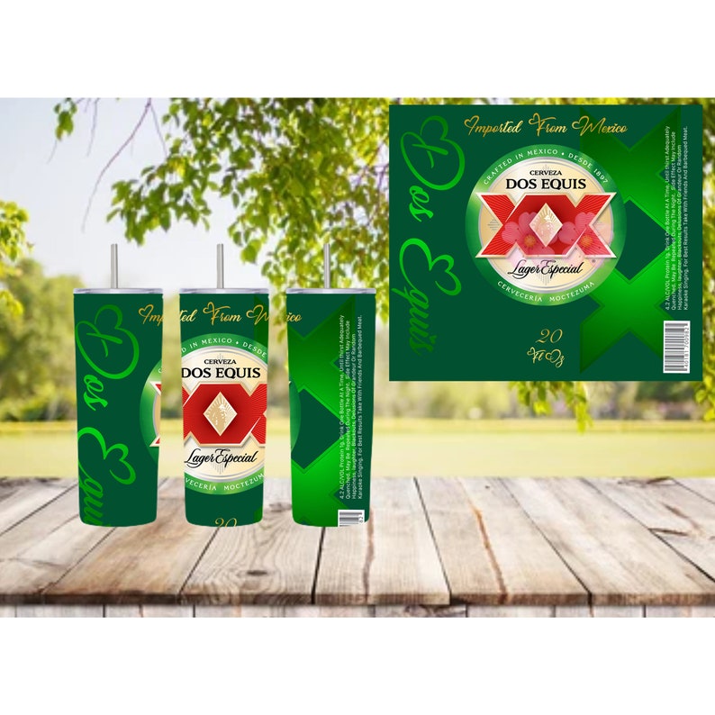 Dos Equis Tumbler Wrap Digital File Only - Etsy