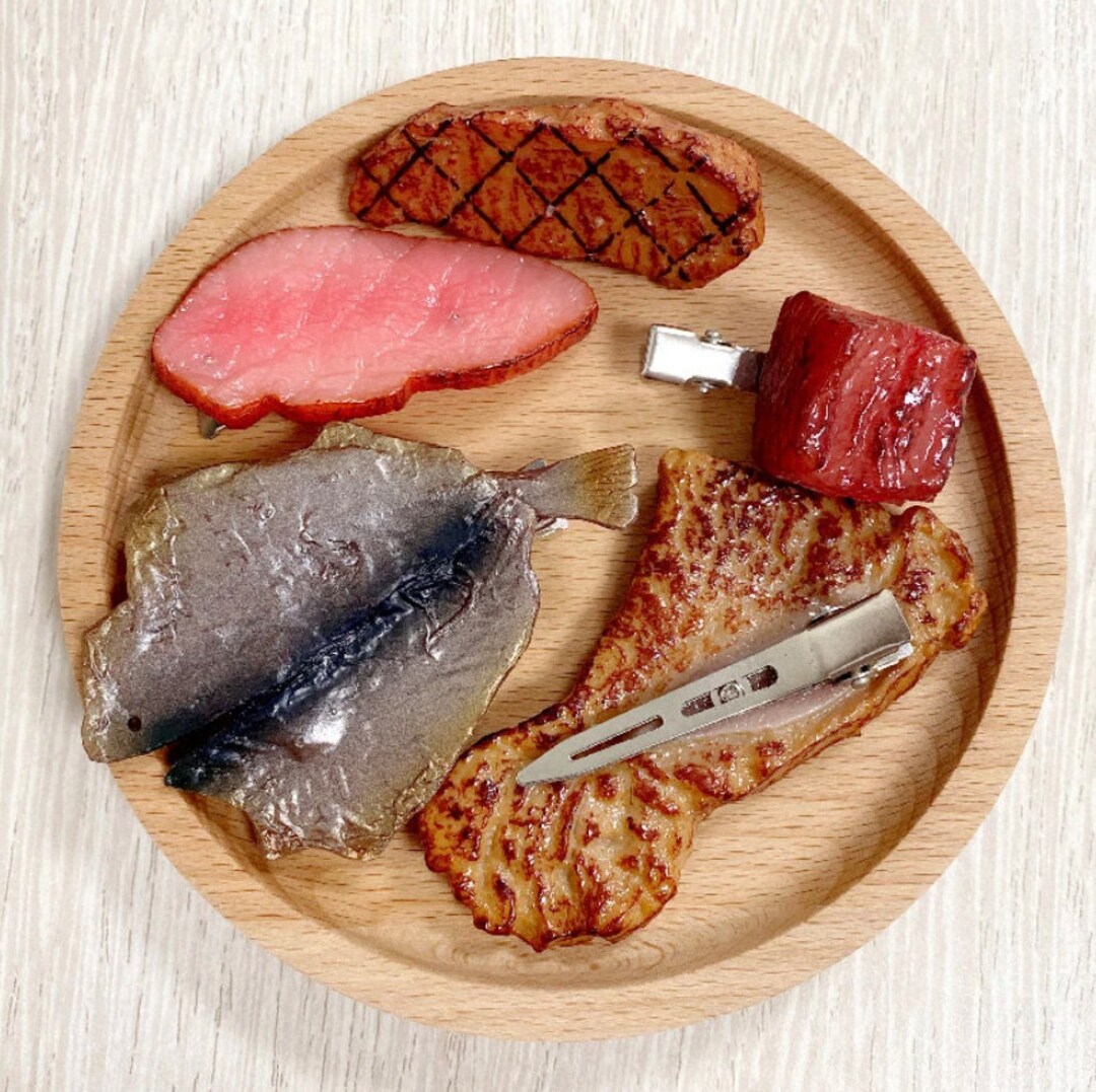 Specialty BBQ Food Hair Clips Accessories - Etsy