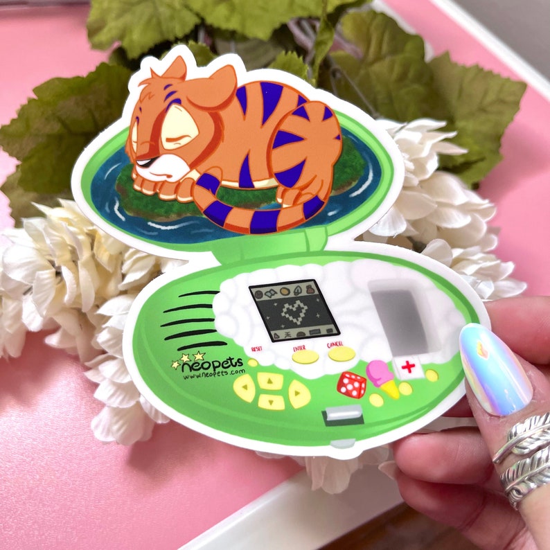 Neopets Pocket Sticker Kougra Jumbo Decal - Etsy