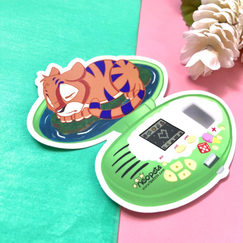 Neopets Pocket Sticker Kougra Jumbo Decal - Etsy
