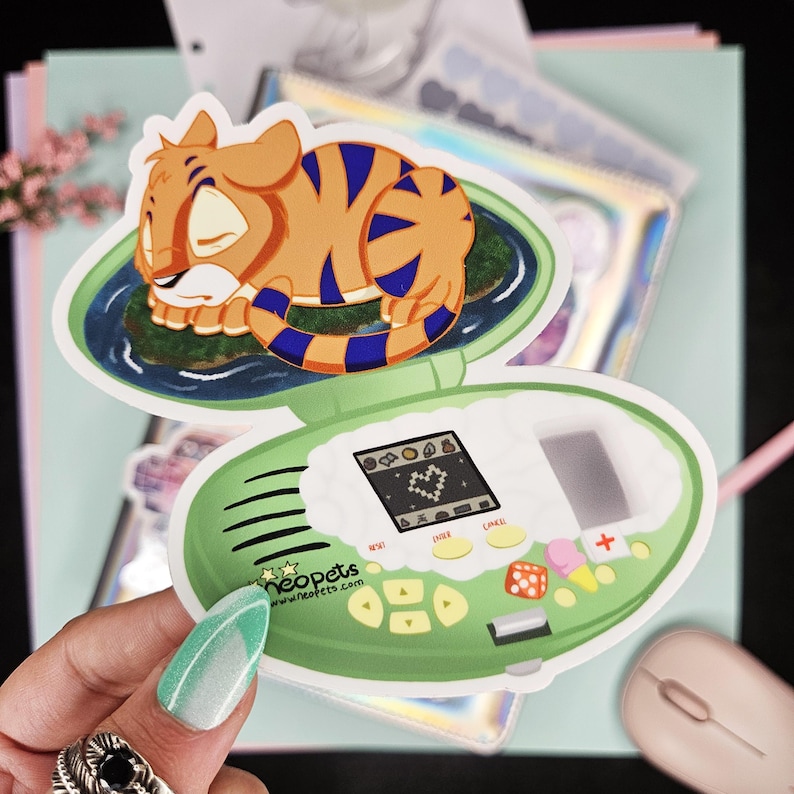 Neopets Pocket Sticker Kougra Jumbo Decal - Etsy