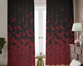 Goth Window Curtains | Etsy