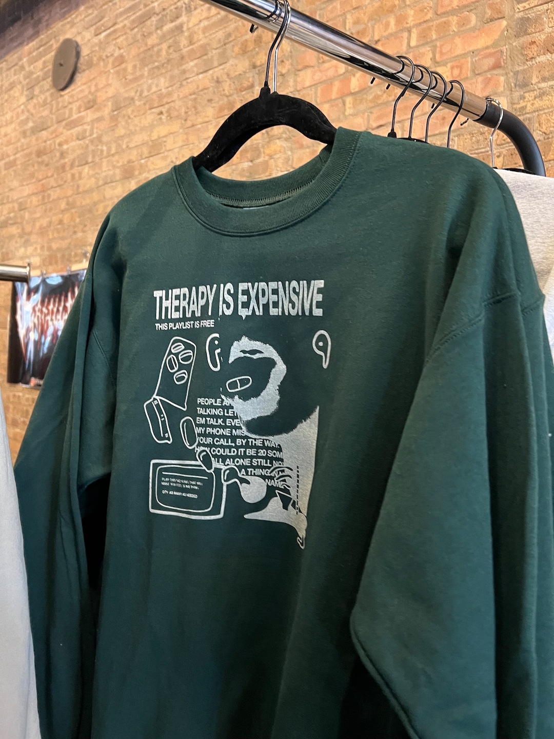 Therapy is Expensive...this Playlist is Free: Apparel - Etsy