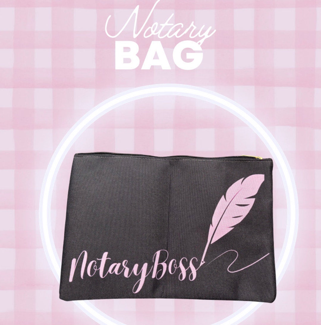 Notary Supply Pouch-notary Gift - Etsy