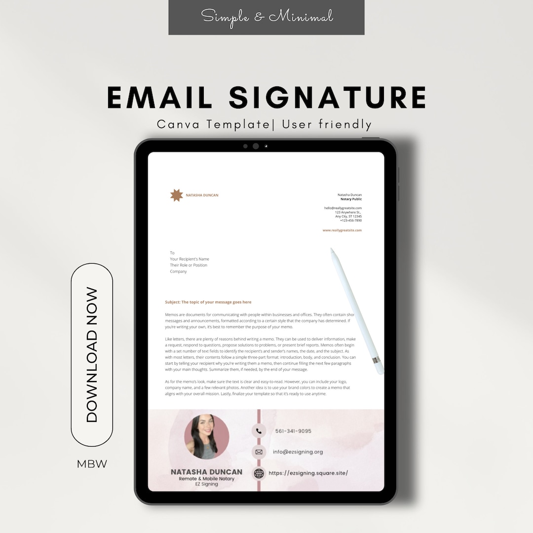 Email Signature| Business Signature| Email Footer - Etsy