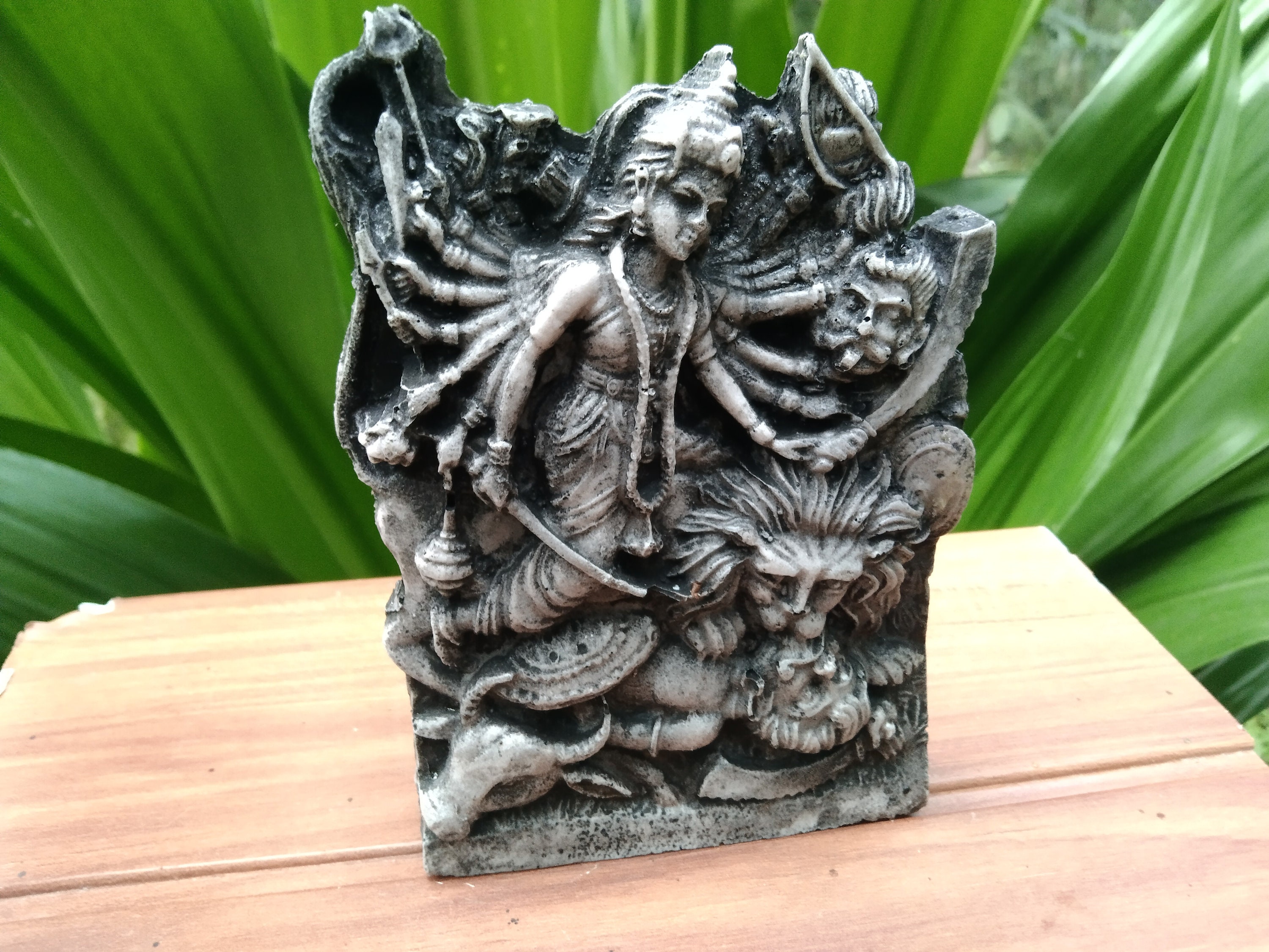 Lord Durga Stone Statue Kali Matha Figure Hindu Goddes Sculpture - Etsy