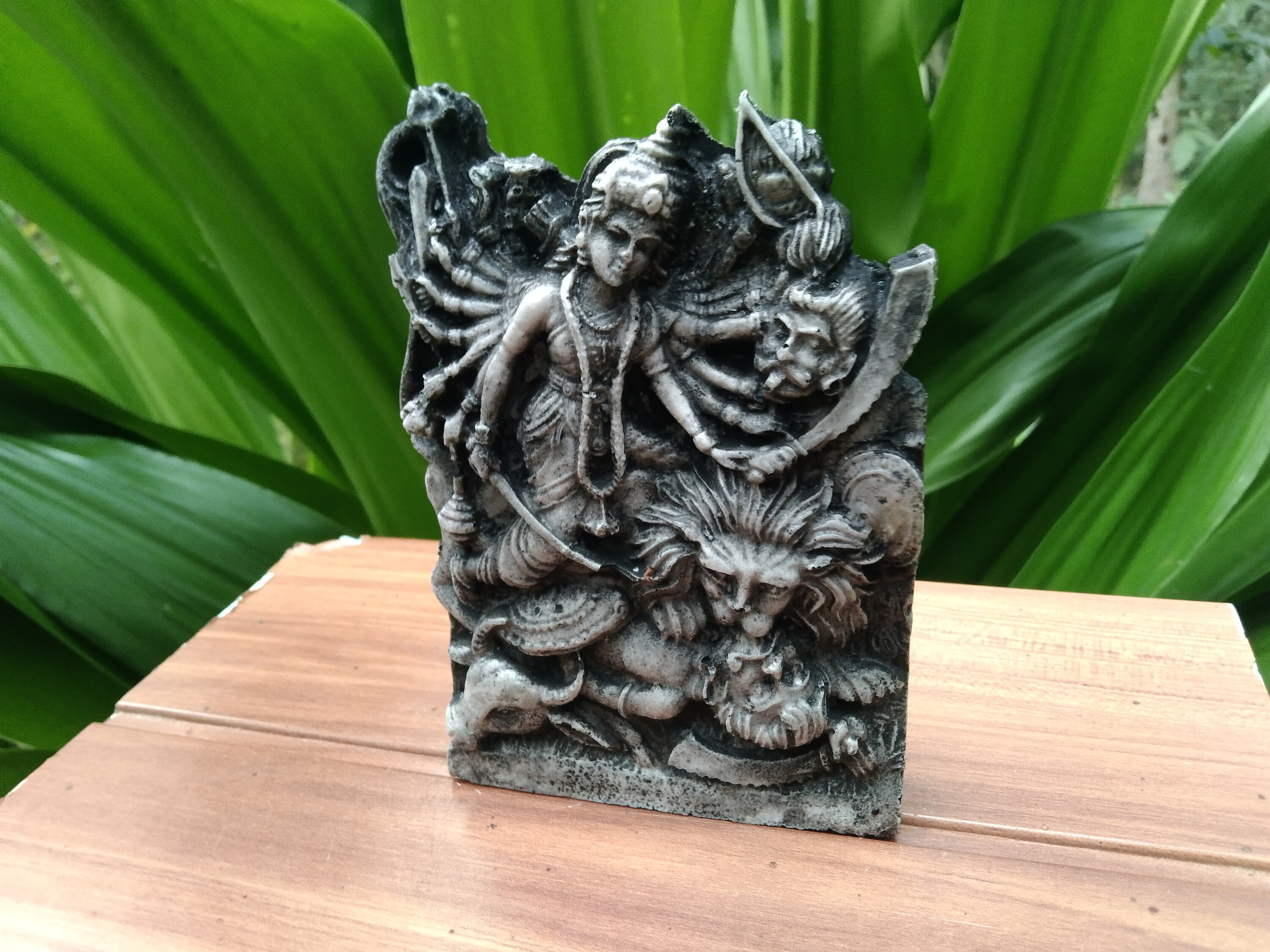 Lord Durga Stone Statue Kali Matha Figure Hindu Goddes Sculpture - Etsy