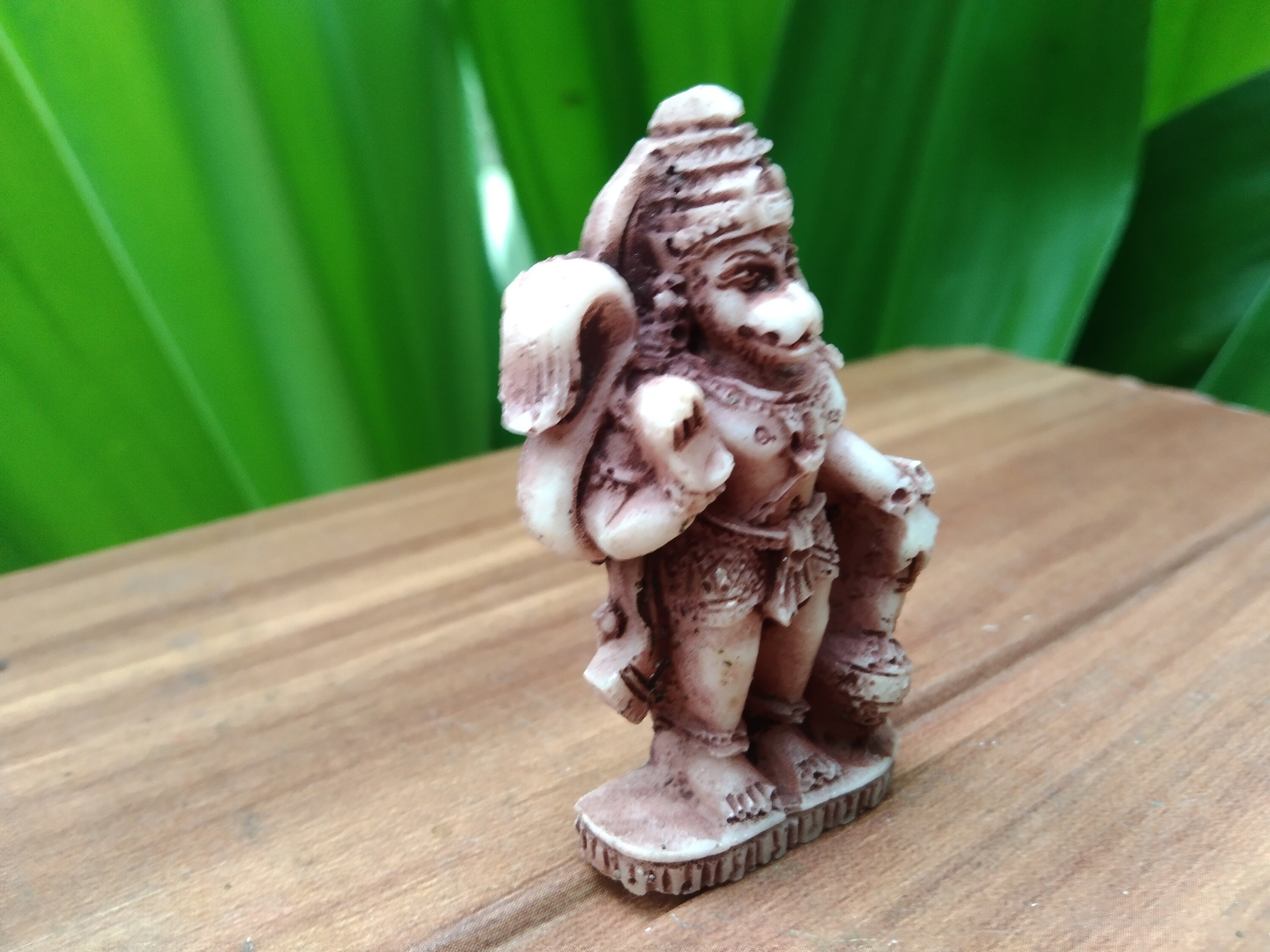 Cute Lord Great Hanuma Brown Colour Stone Statue Monkey King Hanuman ...