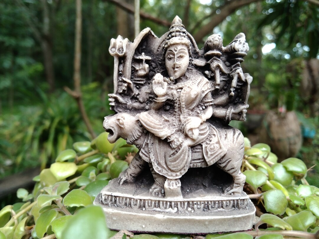 Lord Kali Matha Stone Statue Hindu God Durga Figurine - Etsy