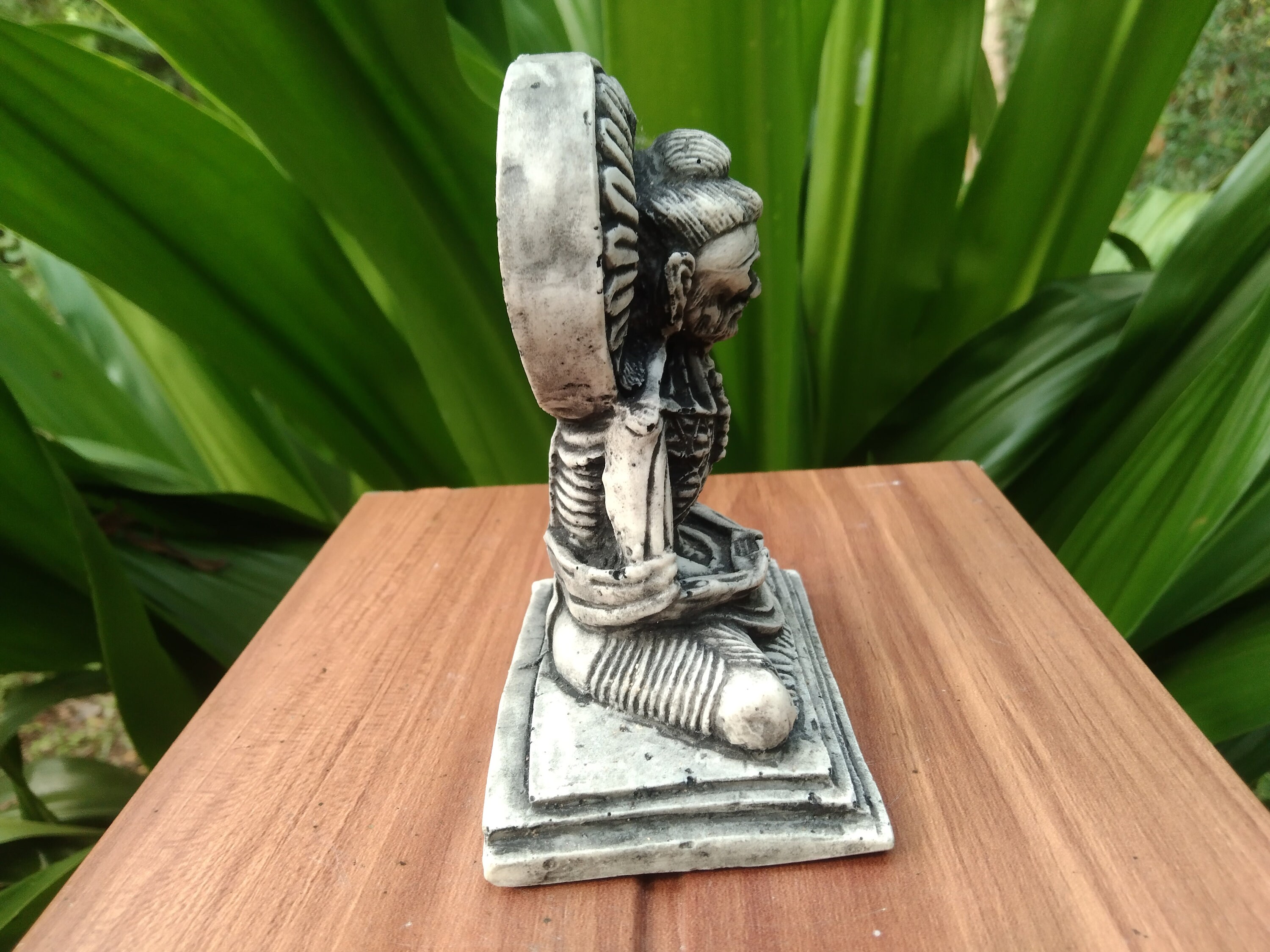 Deep Meditating Lord Buddha Black Stone Statue Gift for Best Friend ...