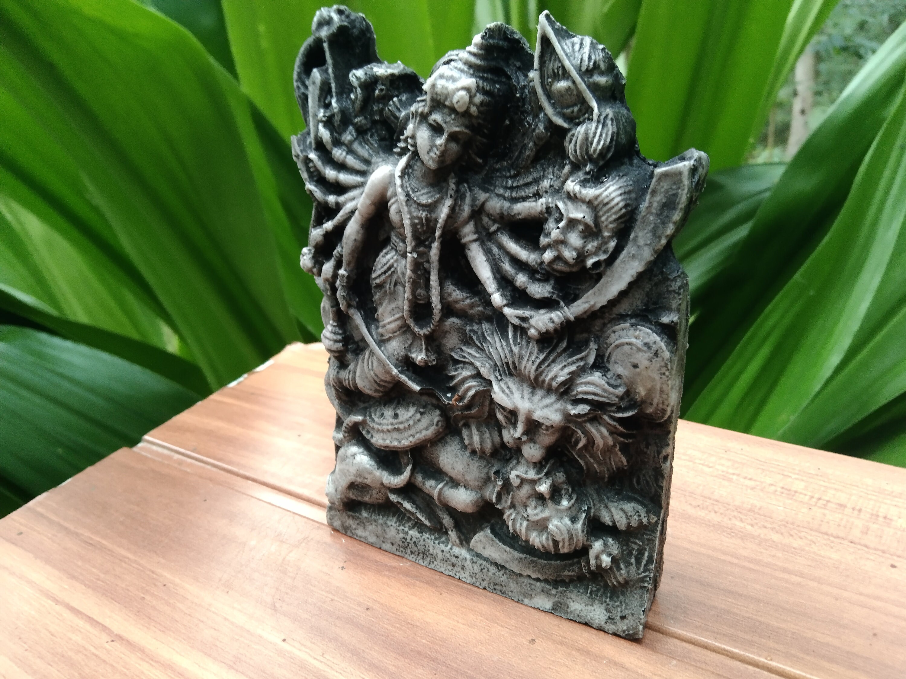 Lord Durga Stone Statue Kali Matha Figure Hindu Goddes - Etsy