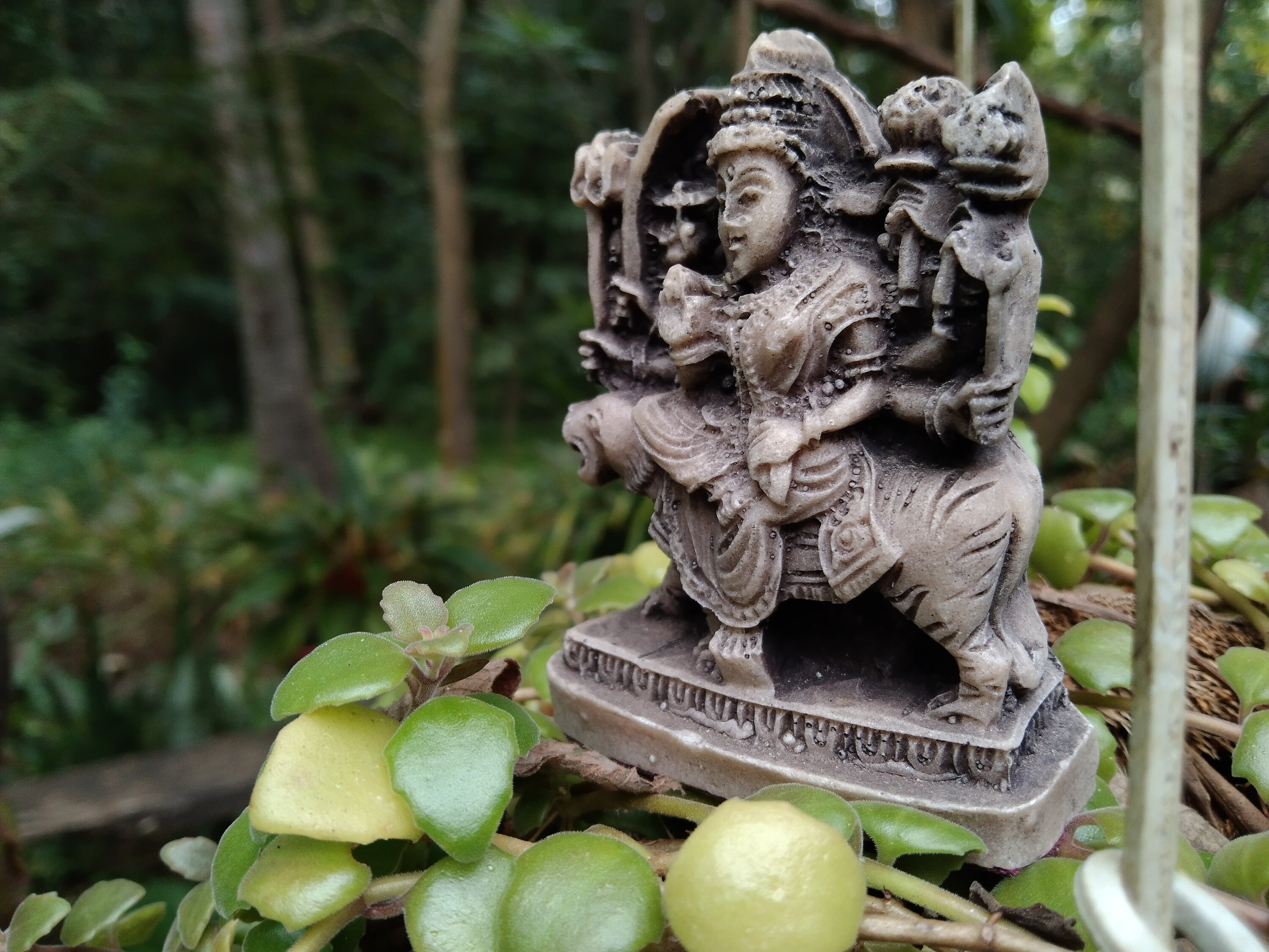 Lord Kali Matha Stone Statue Hindu God Durga Figurine - Etsy