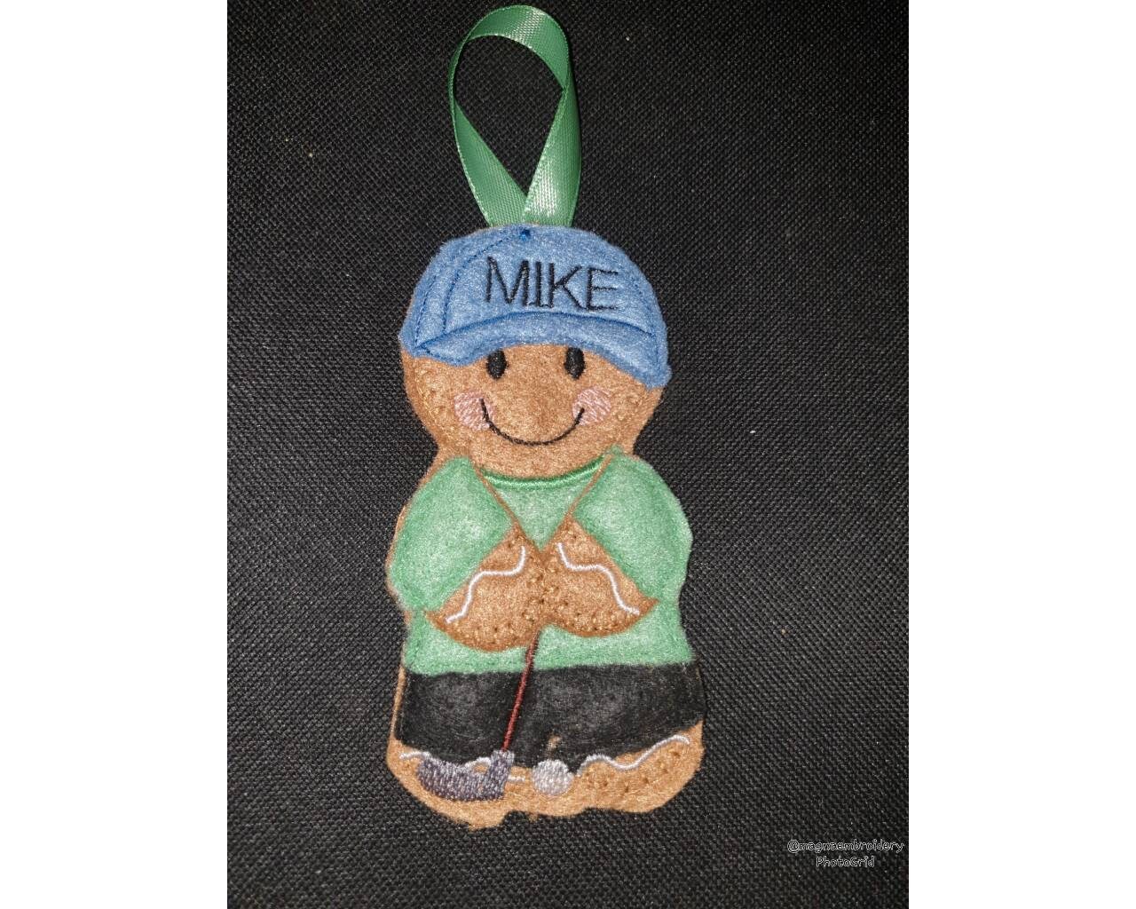 Sporting gifts sport decor gingerbread man keyring magnet - Etsy.de
