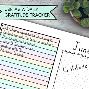 Rainbow Perpetual Monthly Calendar Planner, 1 Line per Day, Gratitude ...