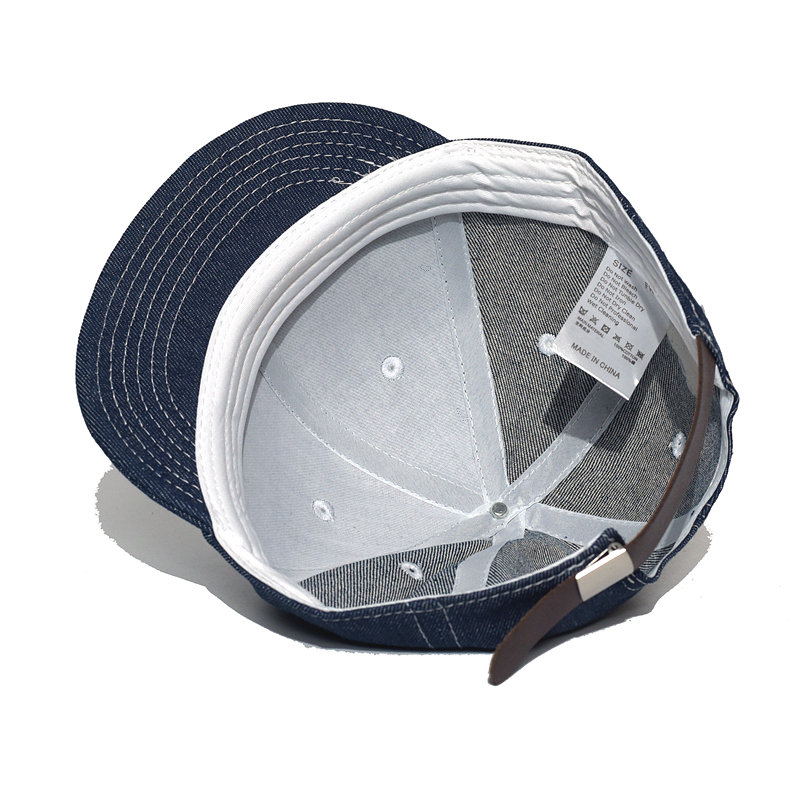 Short Brim Denim Baseball Cap Four Seasons Outdoor Sports Adjustable ...