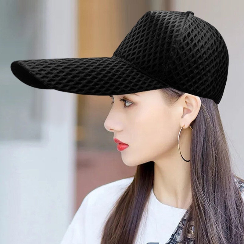 Long Brim Baseball Cap Large Head Men Women Sports Outdoor Fishing 14cm ...