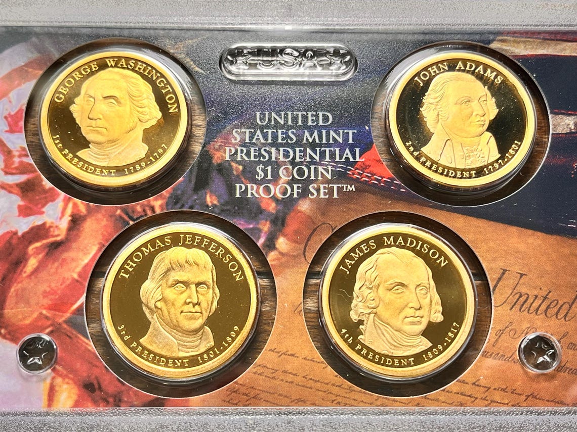 FIRST Year FOUNDING FATHERS Collection: 2007 Secondhand Box Set of U.S ...