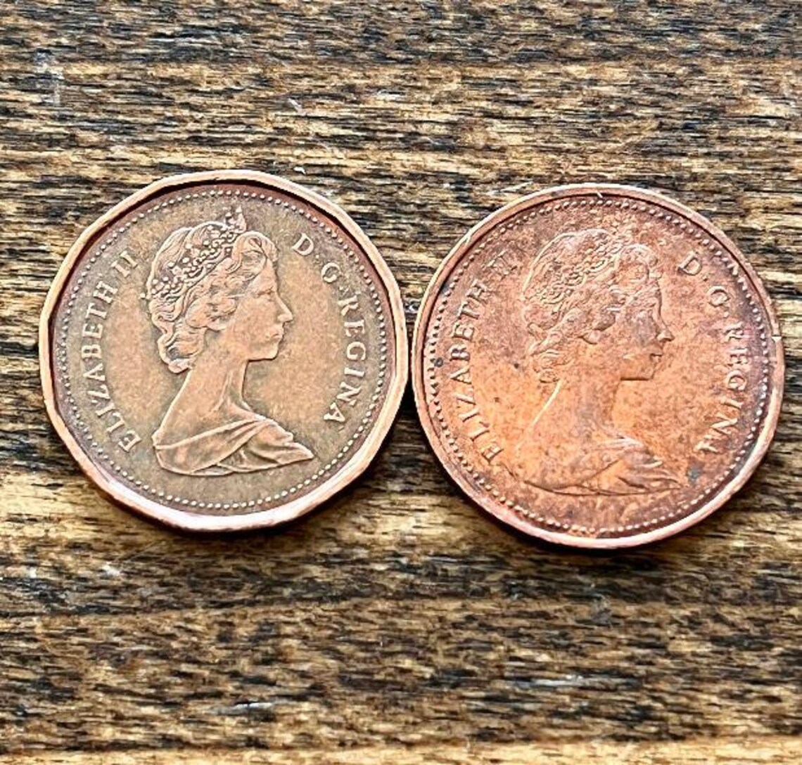 Canadian Royal Monarch Penny Roll (50)—several Types and Decades ...
