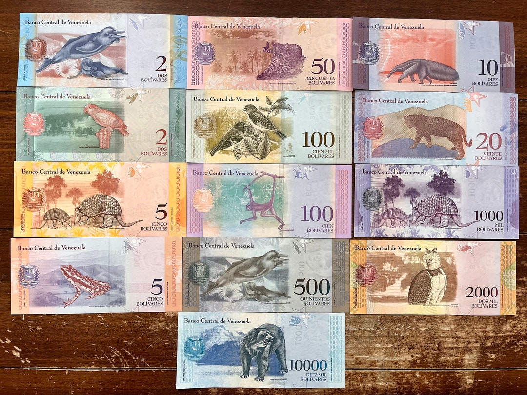 Venezuelan Animal Banknotes Lot as Shownmint, Vintage, Collectible ...