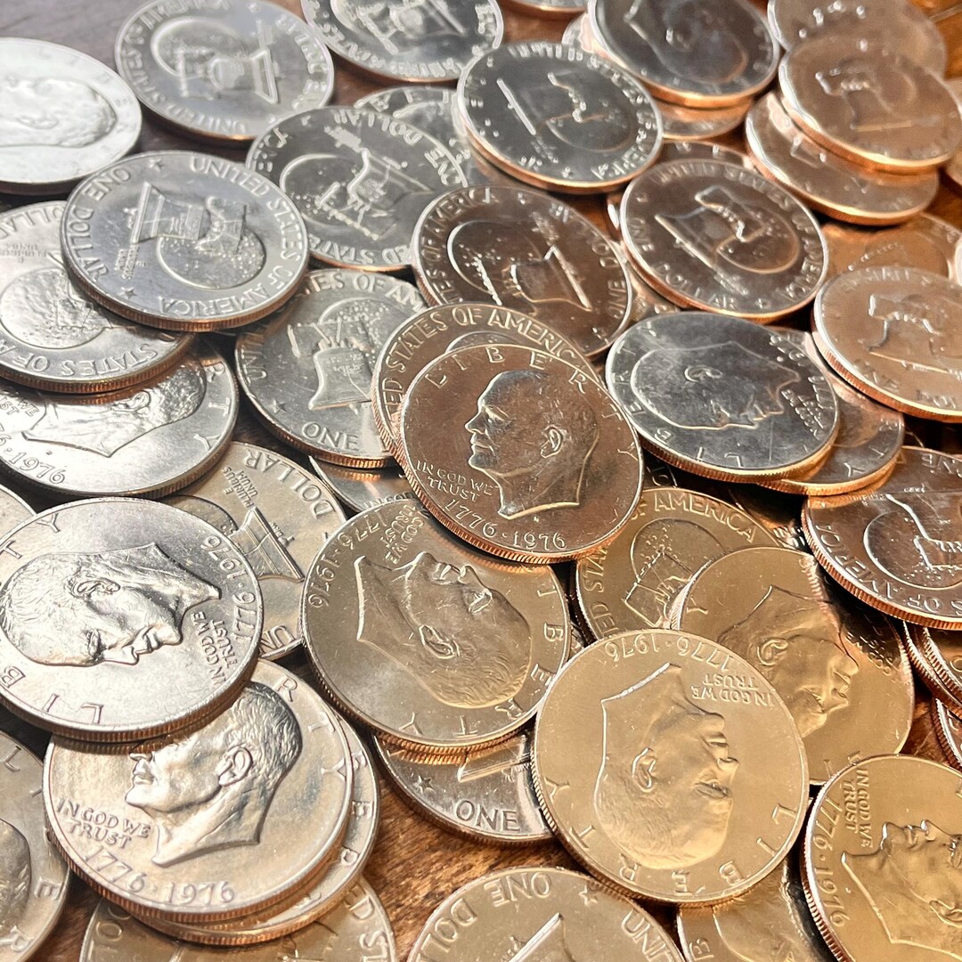 UNCIRCULATED Bicentennial (1976) Eisenhower “ike” Large Dollar Coins ...