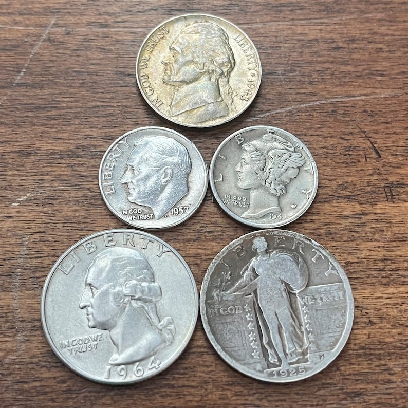 Mini U.S. Sampler (6 Coins With Silver)--shipping Included (read ...