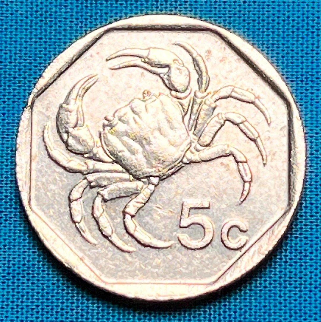 1991 Malta/maltese (mediterranean Europe) 5 Cent Coin Featuring ...