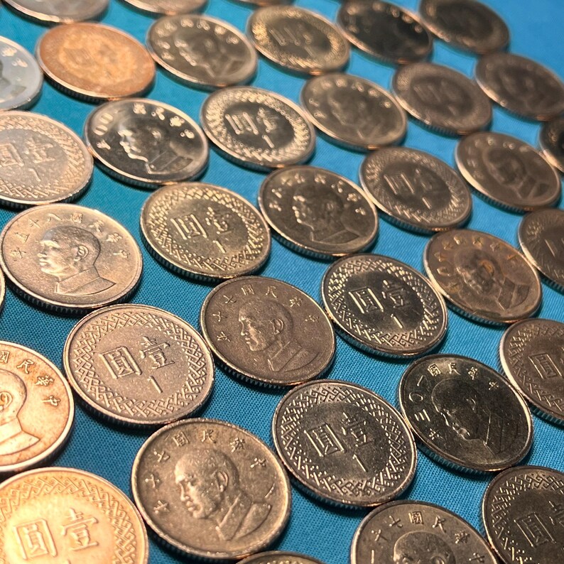 ONE TAIWANESE Dollar Coin—various Vintage Years/high Grade/free ...