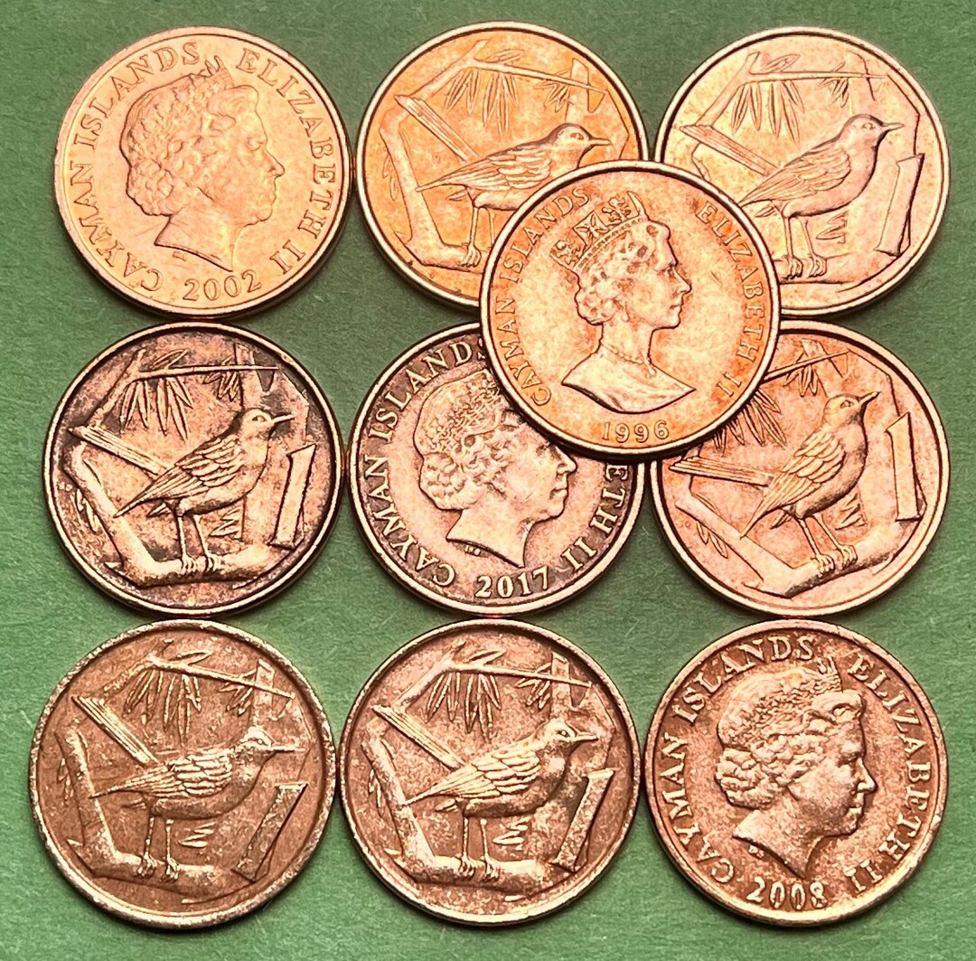 10 Cayman Islands Thrush Bird Coins—limited Availability/shipping ...