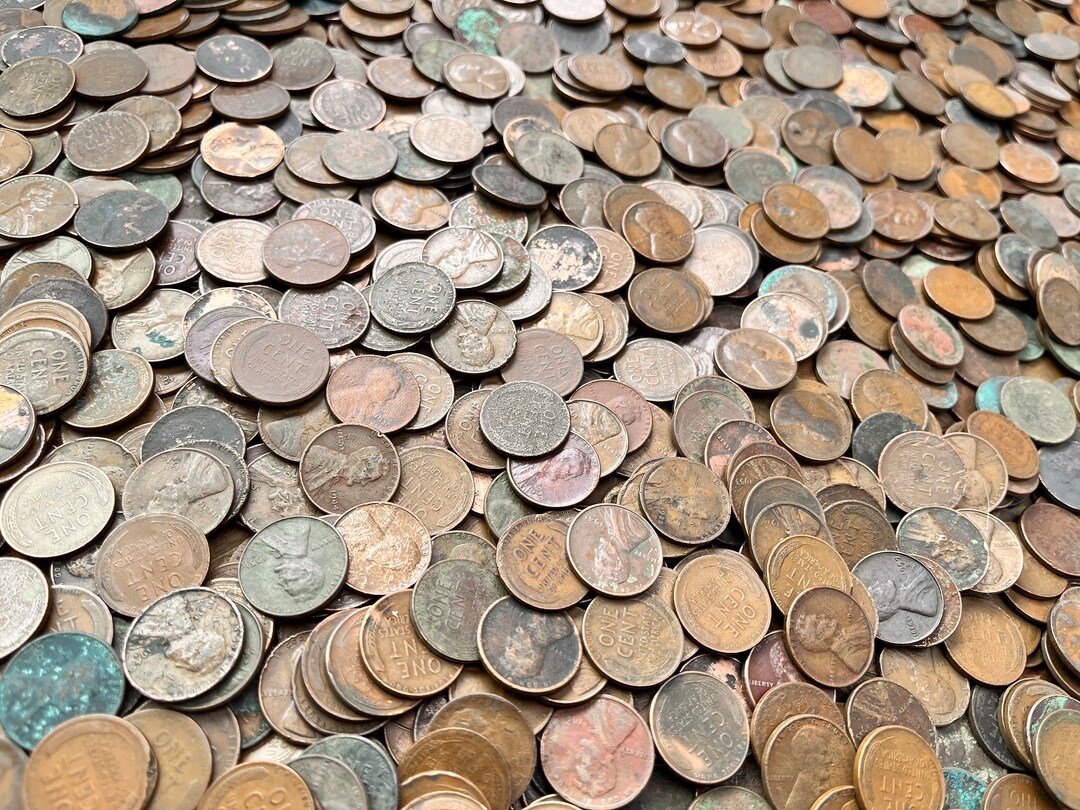 DISCOUNTED Lincoln WHEAT PENNIES 1909-1958lots of Cull, Dirty, Damaged ...