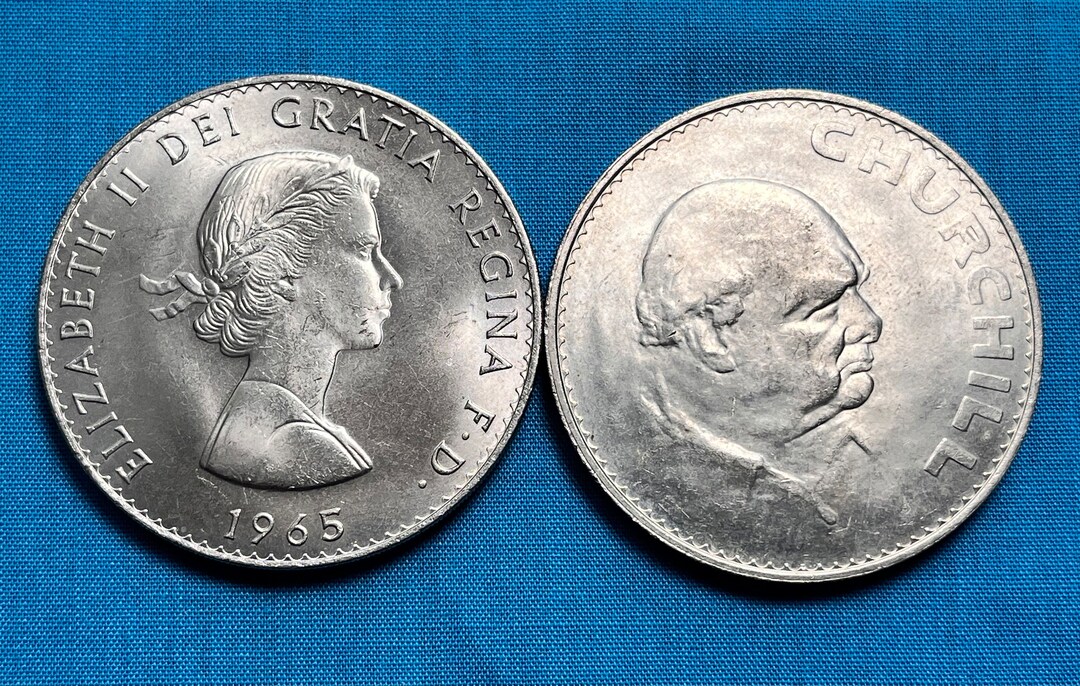 Queen Elizabeth Ii/winston Churchill Commemorative, High Grade 1965 ...