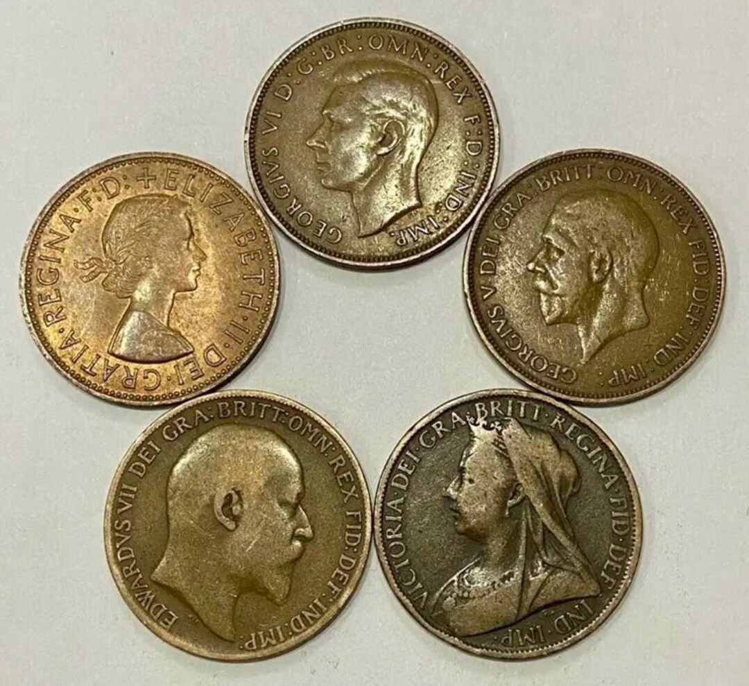 Old, Large, BRITISH* Penny Trios—choose 1, 2, or 3 Sets (FREE Shipping ...