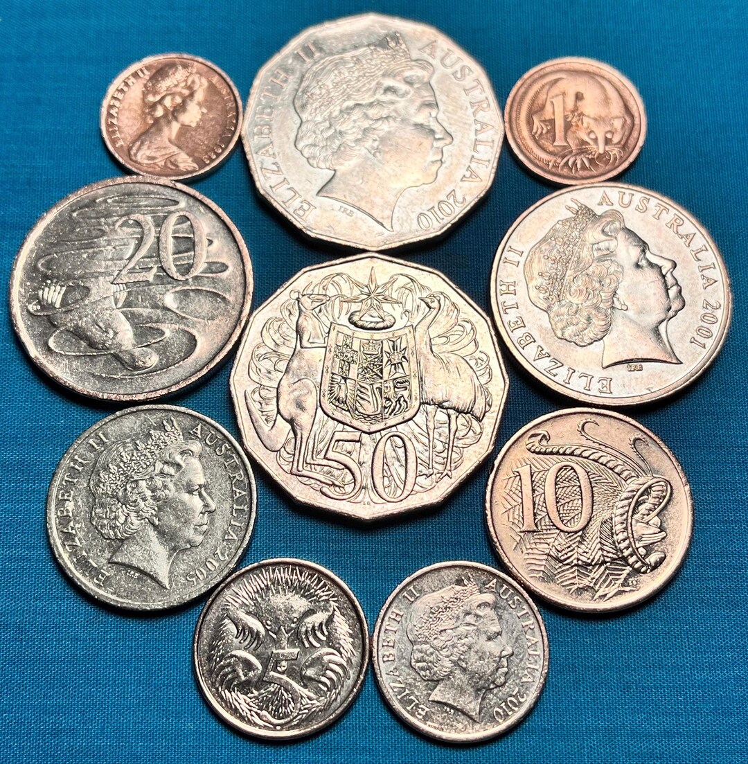 AUSTRALIAN 5-coin Set With Optional New Zealand/fiji Add-ons—free ...