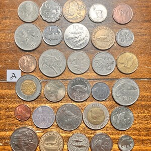 30 Unique Animal-themed Coins in a Pouchchoose Your Set A, B, C, or Mystery/limited Availability ...