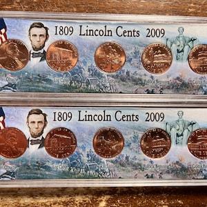 Lincoln 2009 Bicentennial Penny Collection With Brilliant, Uncirculated ...