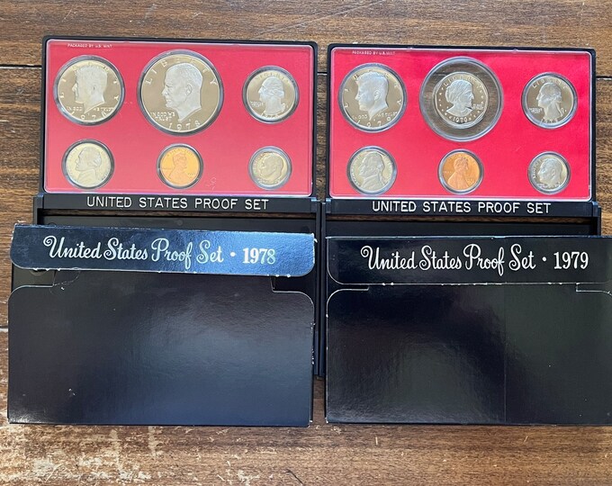 1978 And/or 1979 U.S. Mint Proof Coin Setslimited Availability - Etsy