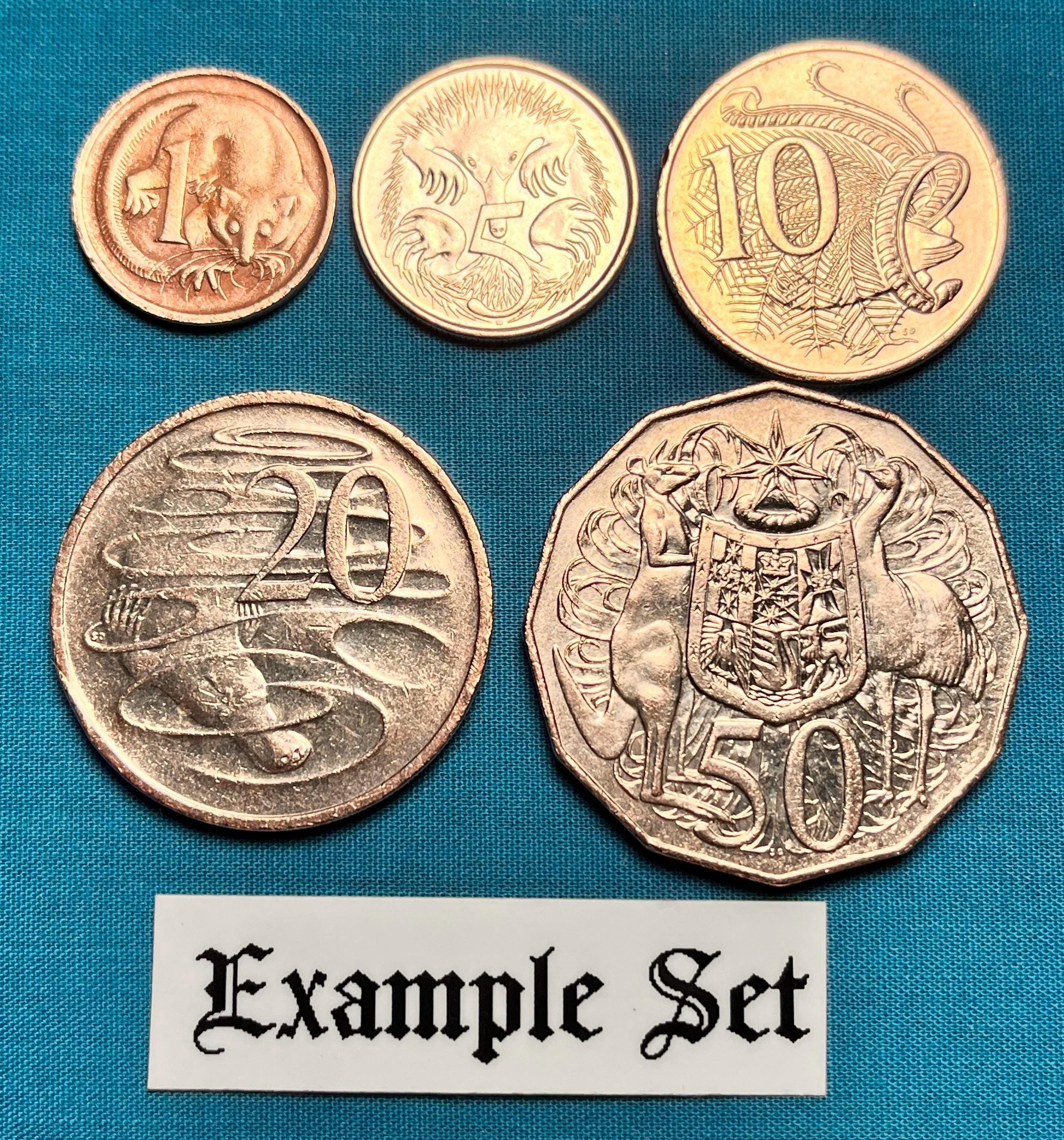 AUSTRALIAN 5-coin Set With Optional New Zealand/fiji Add-ons—free ...