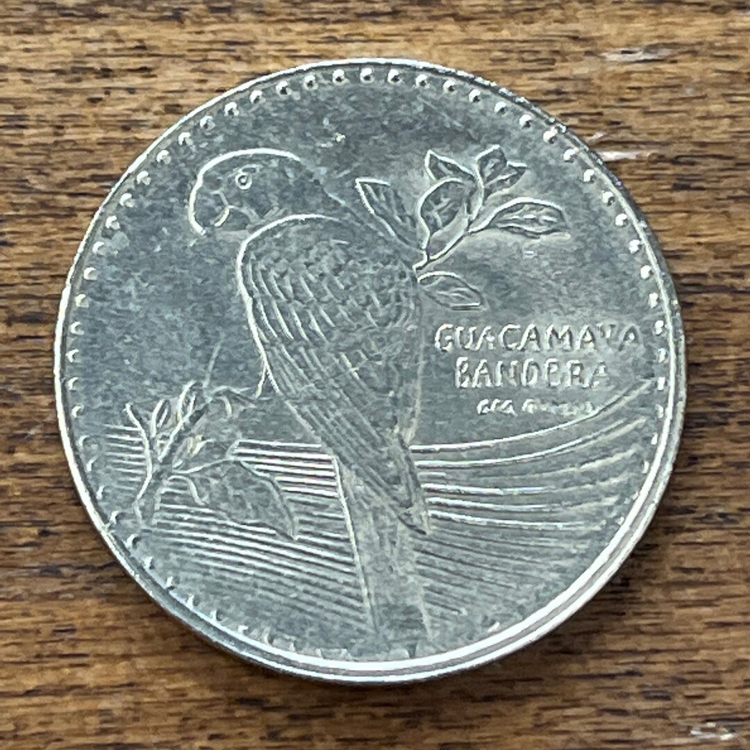 Colombian Republic 200 Pesos Scarlet Macaw/parrot Coins 12shipping ...