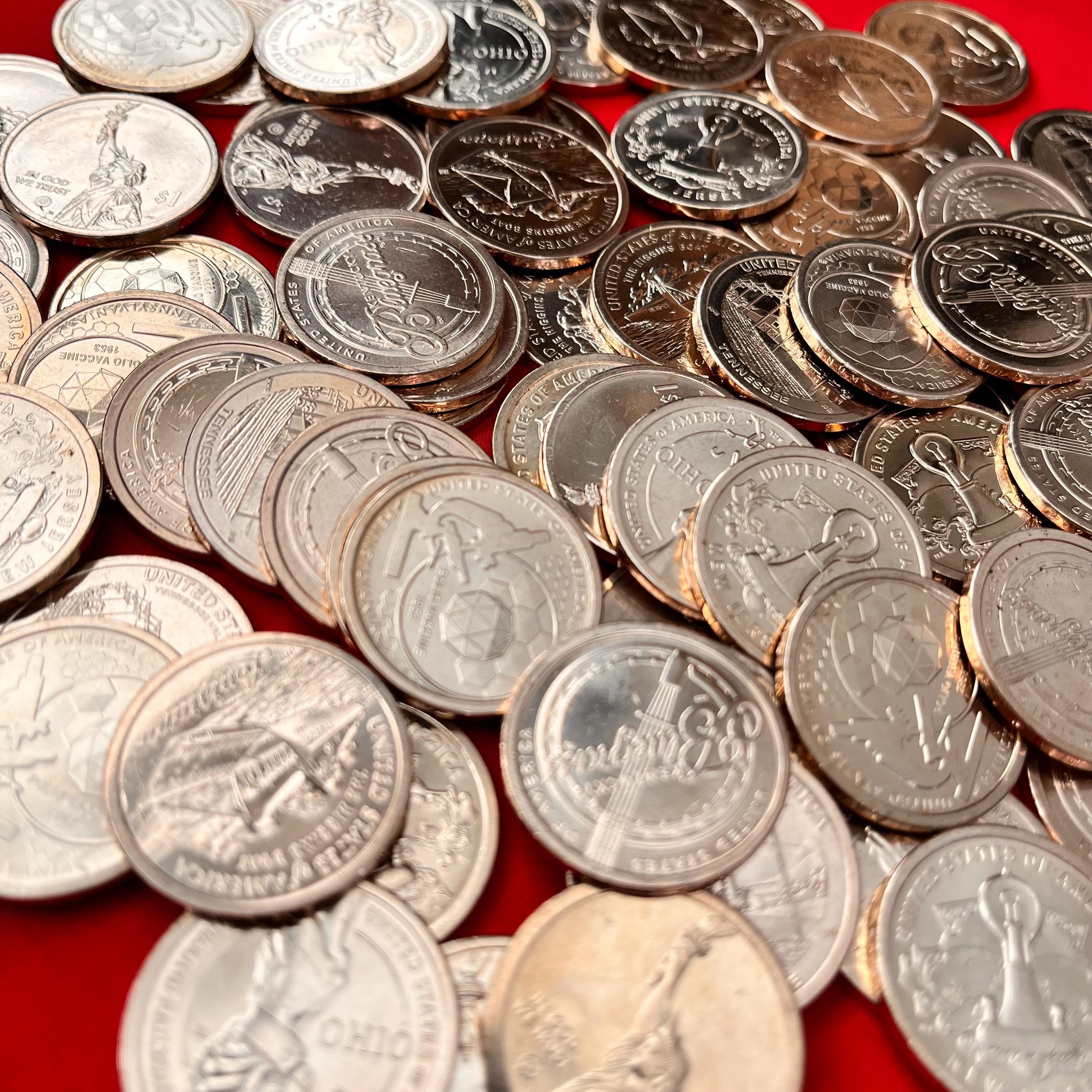 U.S. INNOVATION Golden Dollar Coin Samplers (choose How Many)—several ...