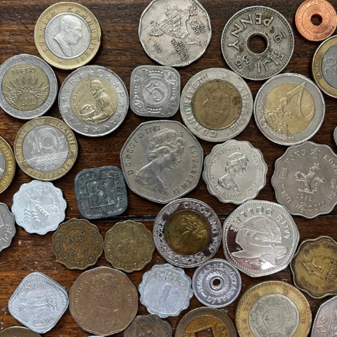 12 or 25 Irregular Unique World Coins shipping Included/read for ...