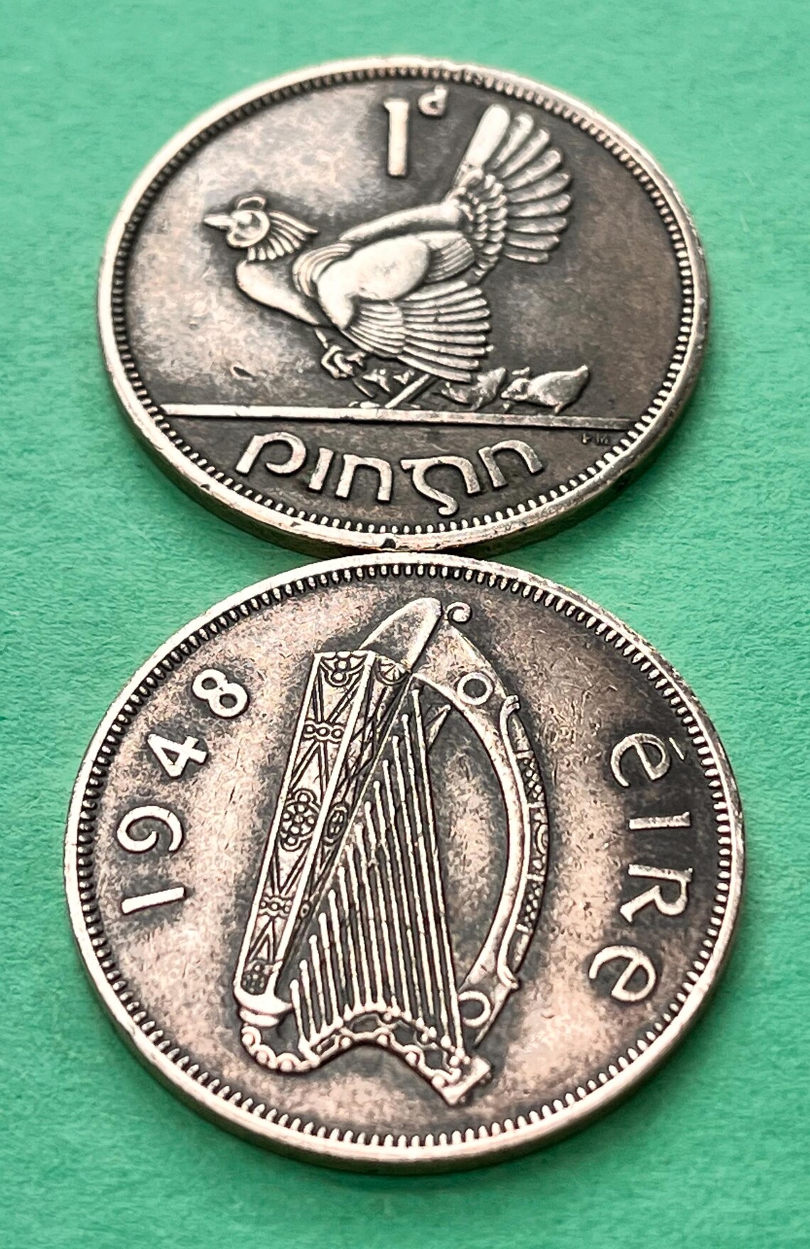 IRISH Hen and Chicks Large Bronze Penny—various Years/high Grade ...