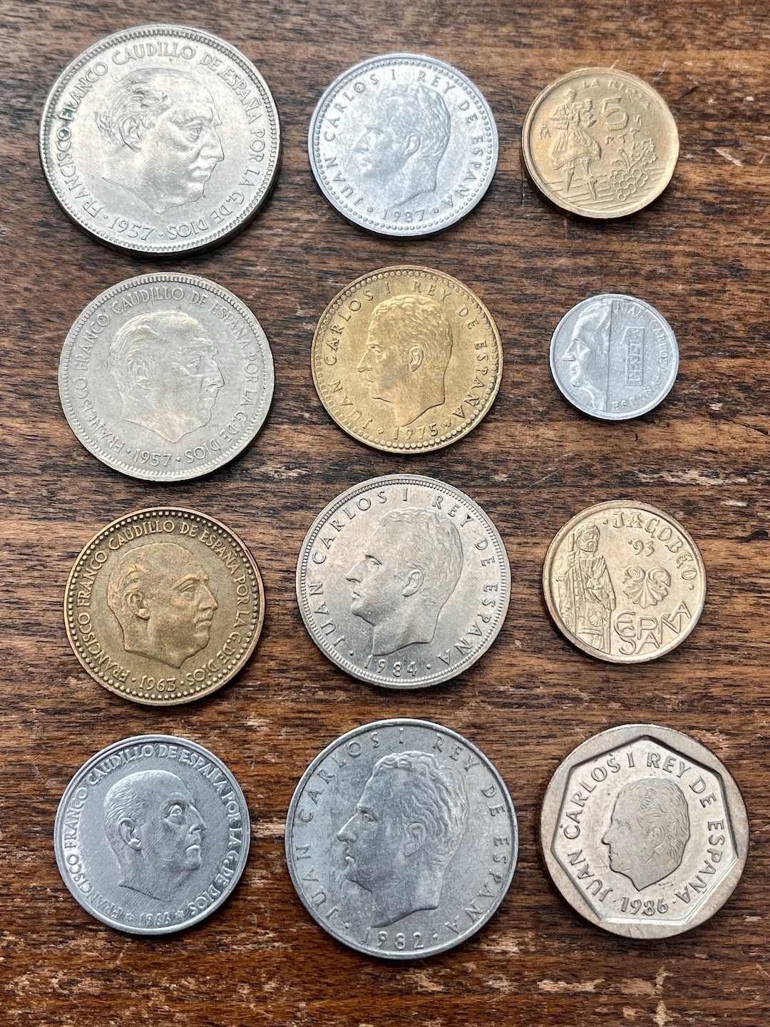 12 Unique Spanish Coin Set—shipping Included! - Etsy