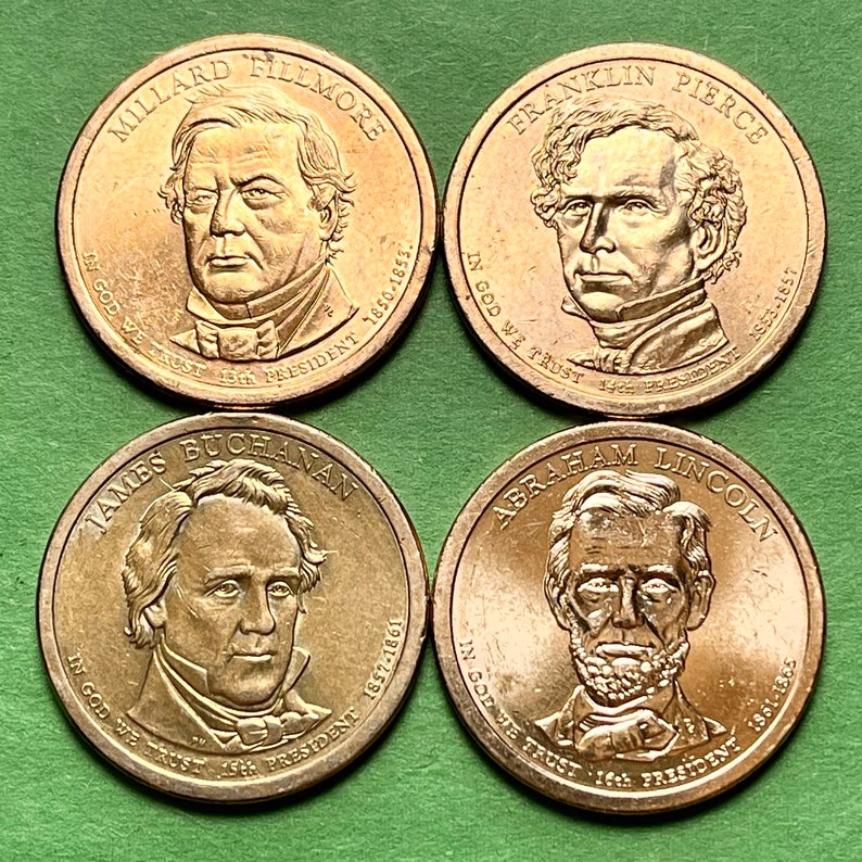 PICK Your President! Individual U.S. Presidential Golden Dollar Coins ...