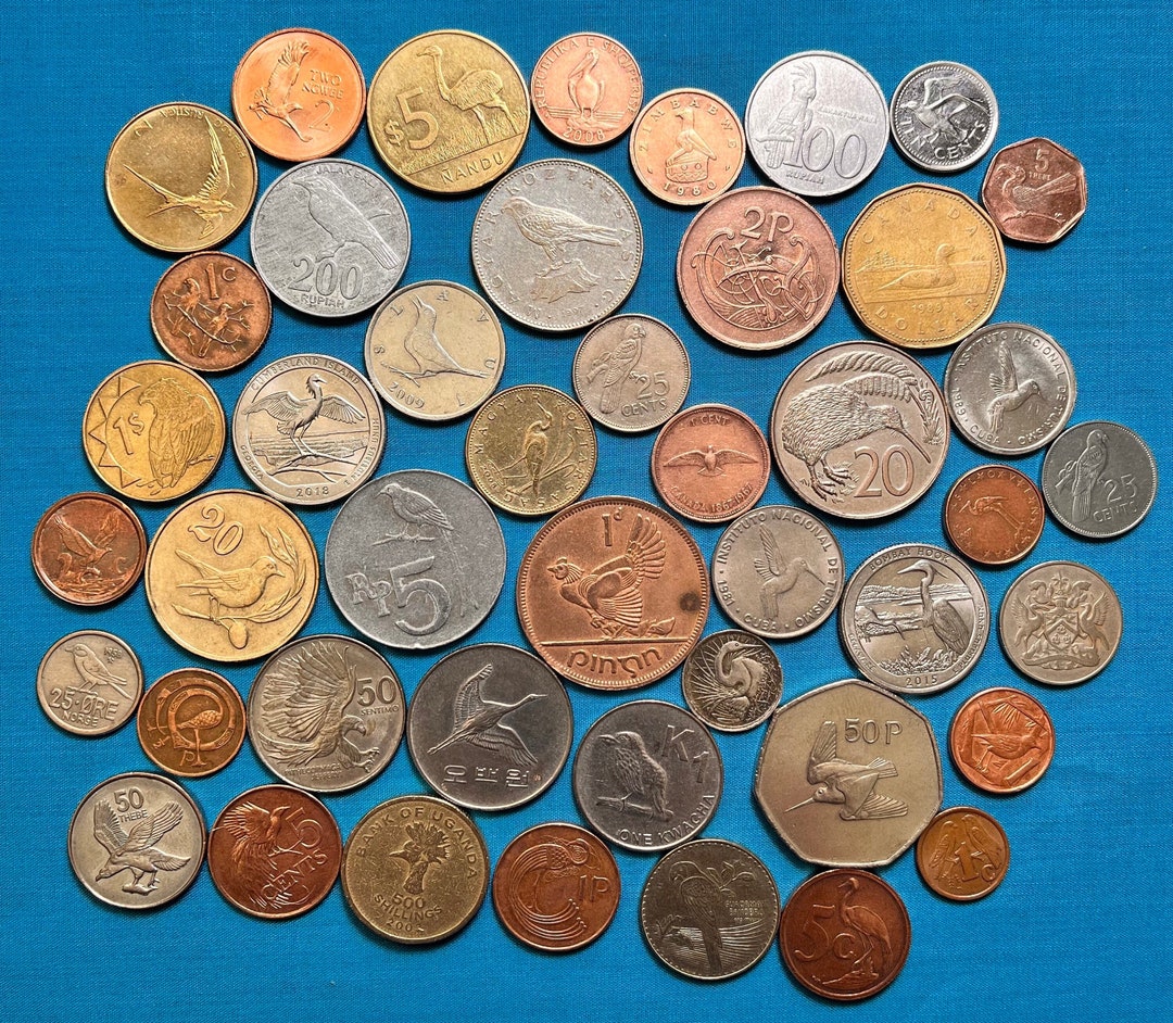 12 Unique BIRD Coin Sampler—limited Availability/shipping Included! - Etsy