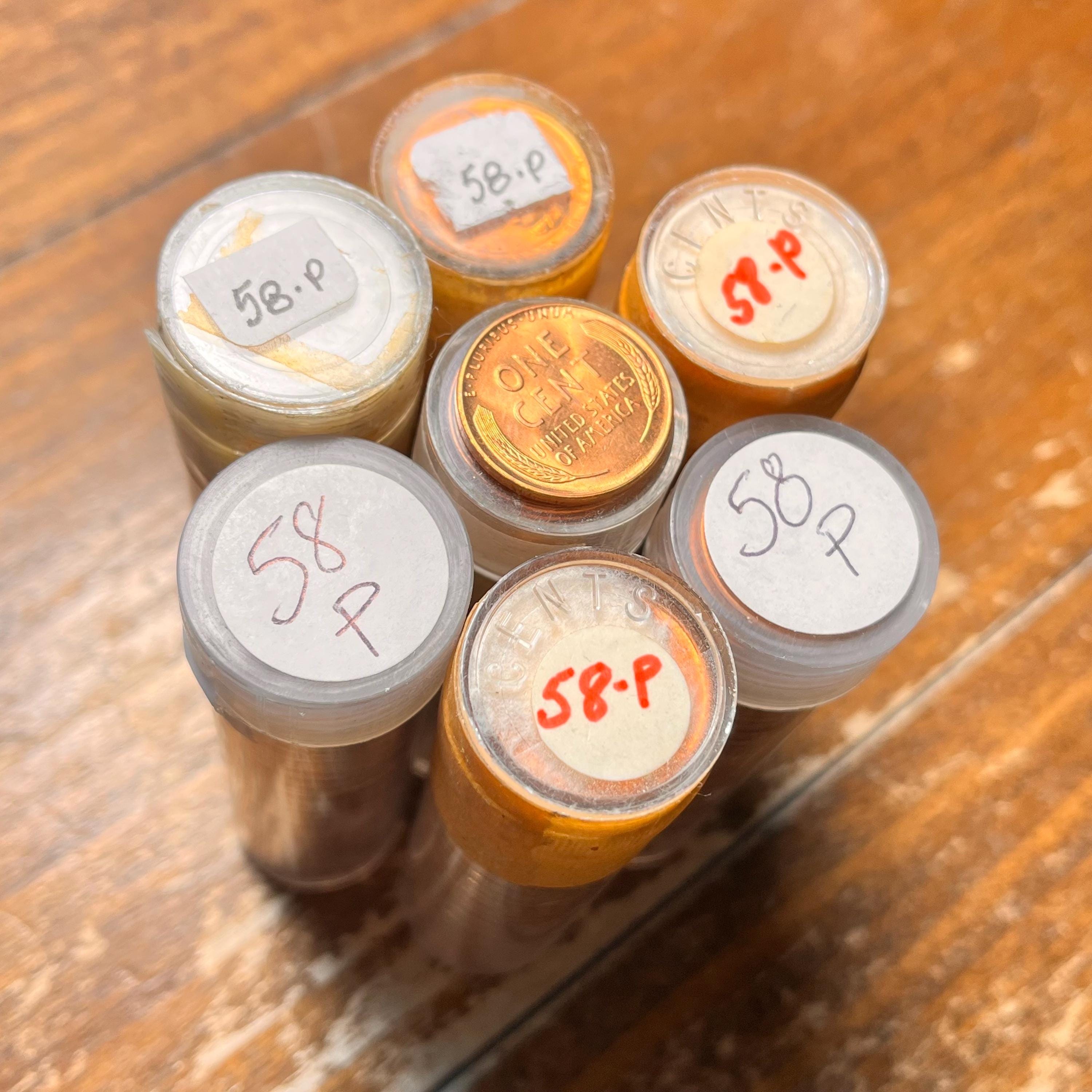 Vault-released Full Tubes Lincoln Copper/bicentennial/wheat Pennies by ...