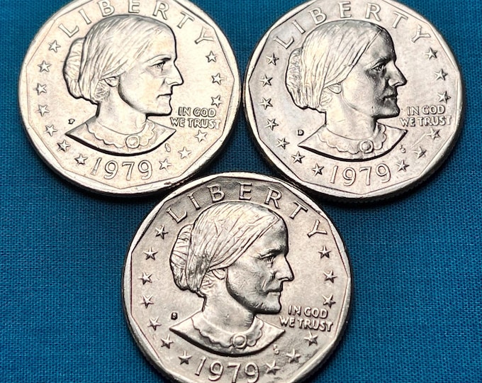 1979-P Susan B Anthony With Frank Gasparro (FG) One Dollar U.S. Coin - Etsy