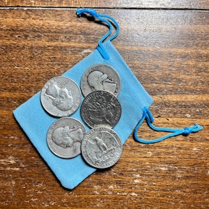 5 Decade SILVER and BICENTENNIAL Washington Quarter Commemorative ...