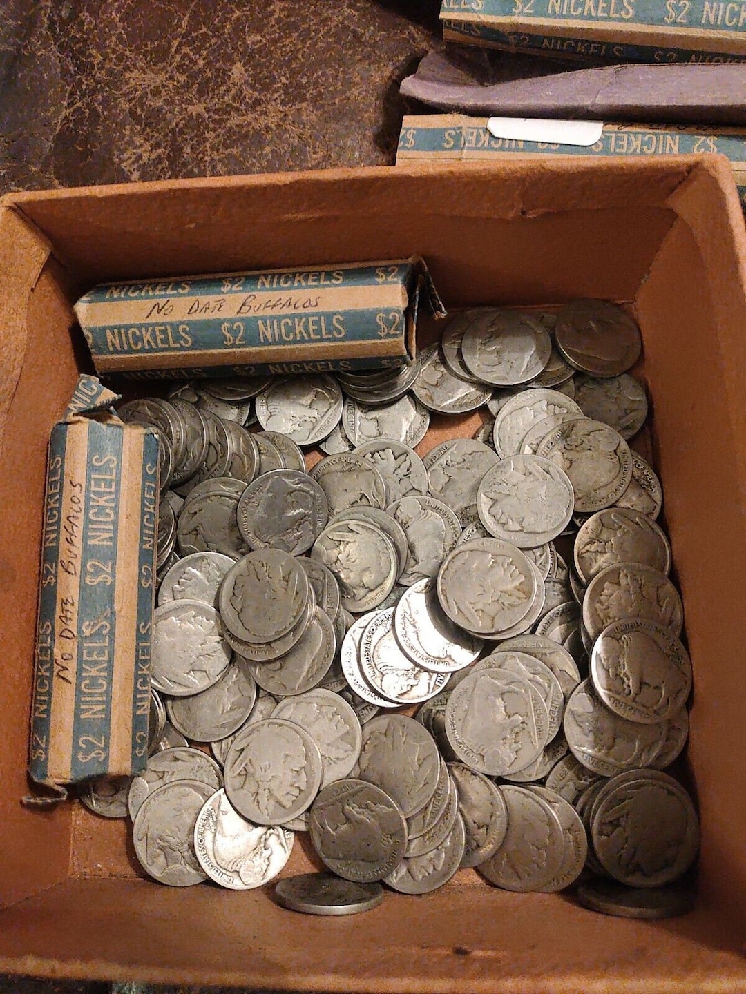 BULK Lot: Indian Head "buffalo" Nickels (dateless)—value Lots of 120 or ...
