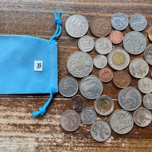 30 Unique Animal-themed Coins in a Pouchchoose Your Set A, B, C, or ...