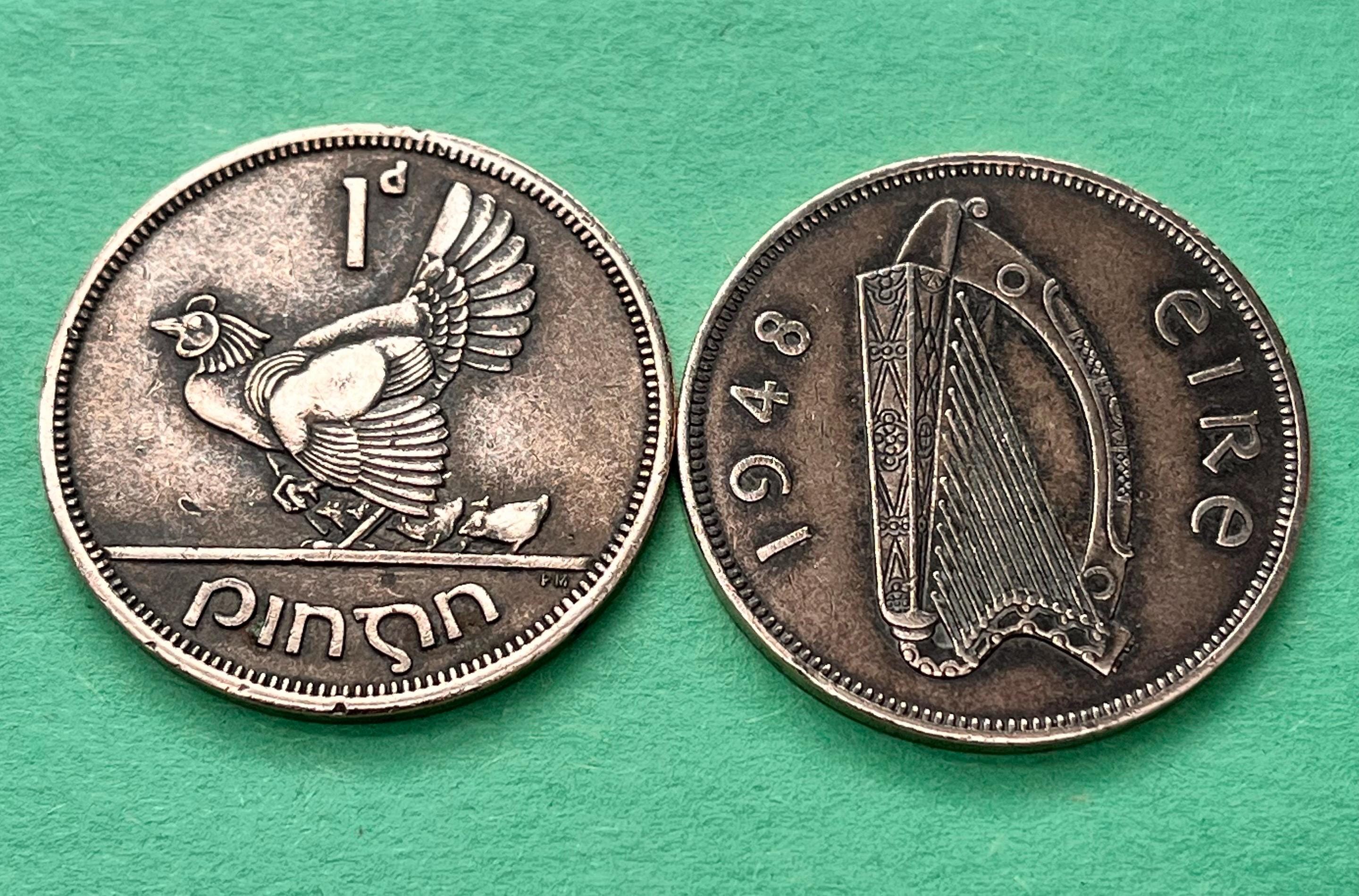 IRISH Hen and Chicks Large Bronze Penny—various Years/high Grade ...