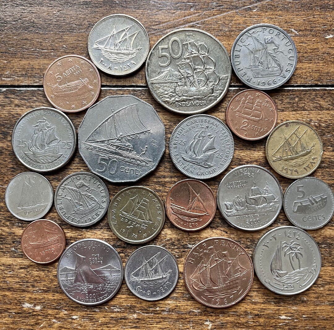 12 Unique Ship/boat-themed Coins With Optional Silver Upgradelimited ...